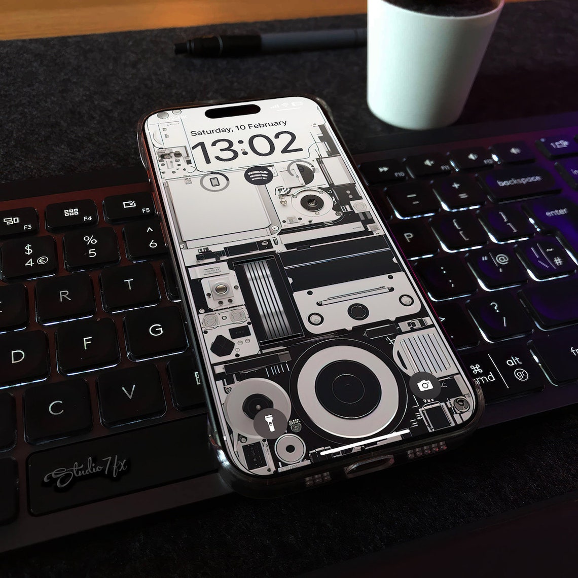Mechanical Internal Parts iPhone Wallpaper | Mobile Phone Wallpaper ...