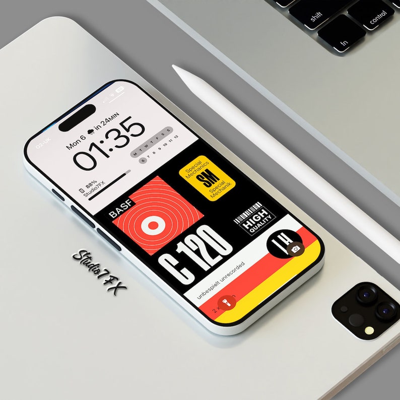 Retro BASF VHS Video Cassette iPhone Wallpaper Mobile Phone Wallpaper ...