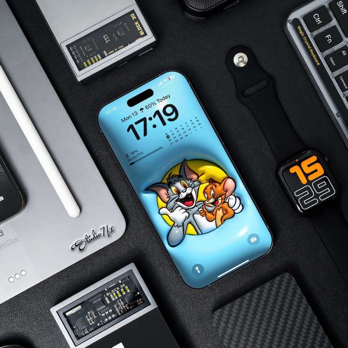 Inflated Tom Jerry iPhone Wallpaper Ios Lockscreen Wallpaper Tomj ...