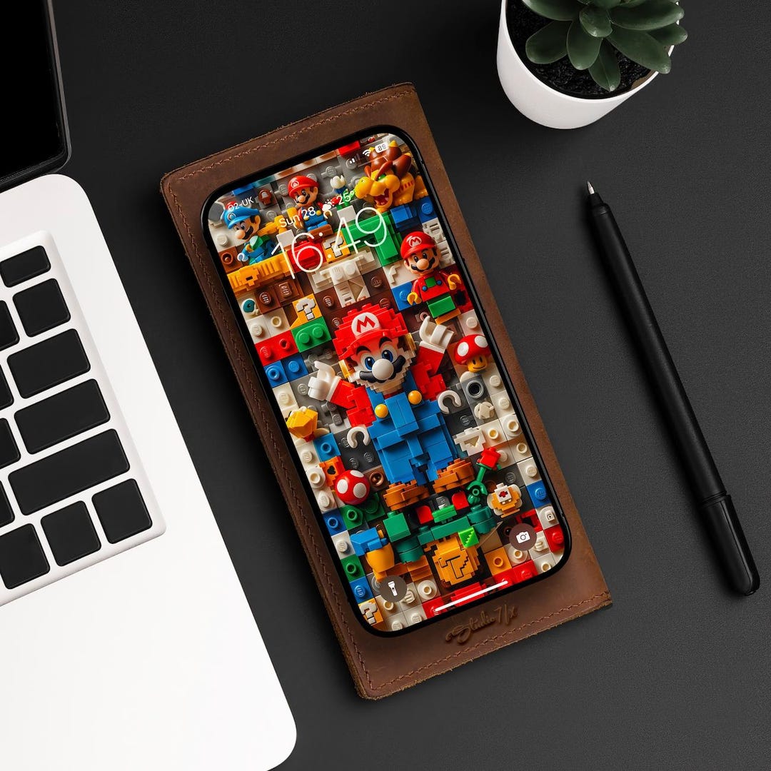 LEGO Super Mario iPhone Wallpaper | Mobile Phone Wallpaper | Ios ...
