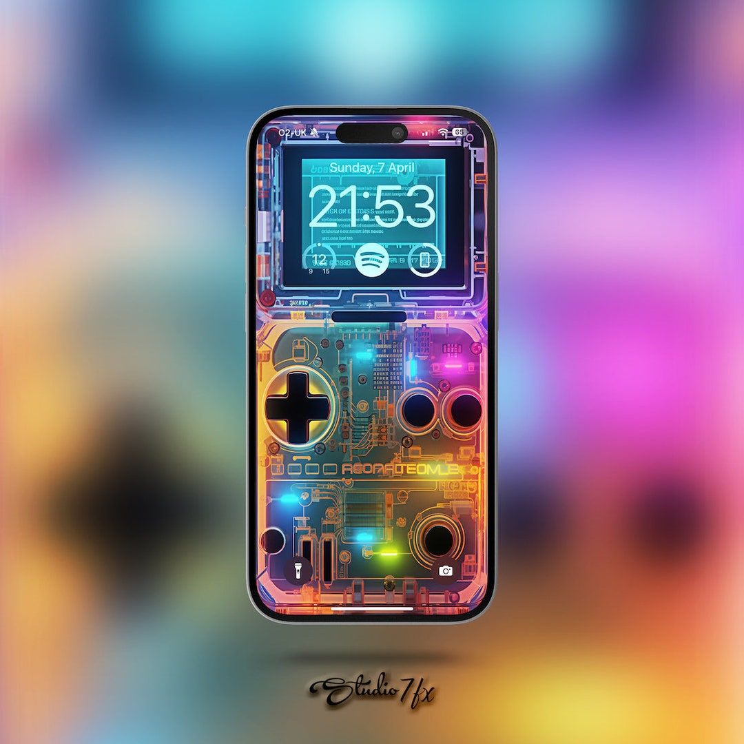 Gameboy iPhone Wallpaper Gaming Concept Mobile Phone Wallpaper Ios ...