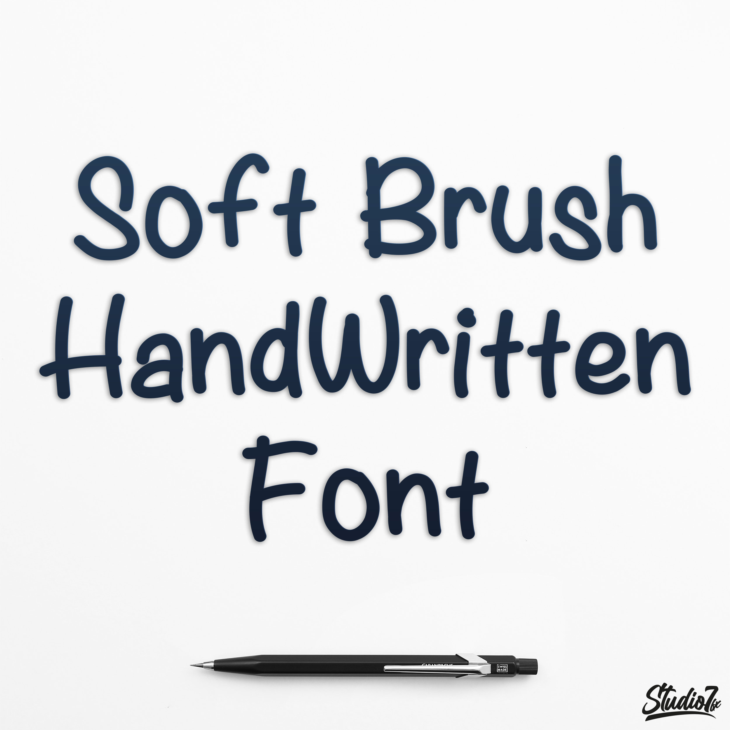Soft Brush Handwritten Font, TTF OTF, Cartoon Font, Modern Font ...