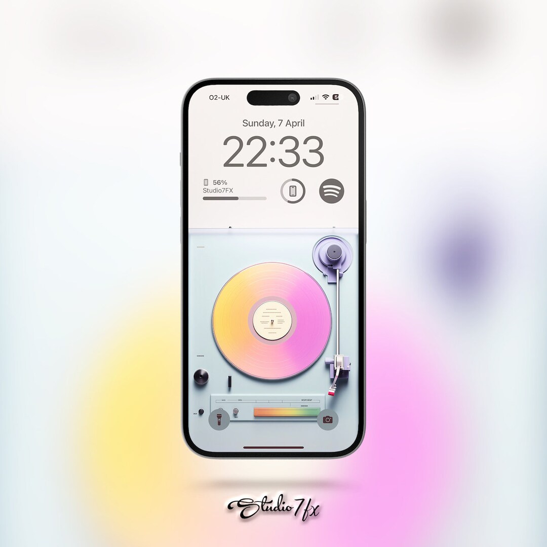 IPhone Wallpaper | Futuristic Vinyl Player | Mobile Phone Wallpaper ...