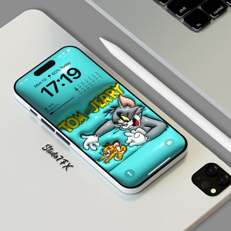 Tom Jerry Puffy Inflated iPhone Wallpaper | Ios Lockscreen Wallpaper ...