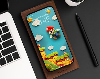 Super Mario Peeking iPhone Wallpaper | Lockscreen Wallpaper | Mobile ...