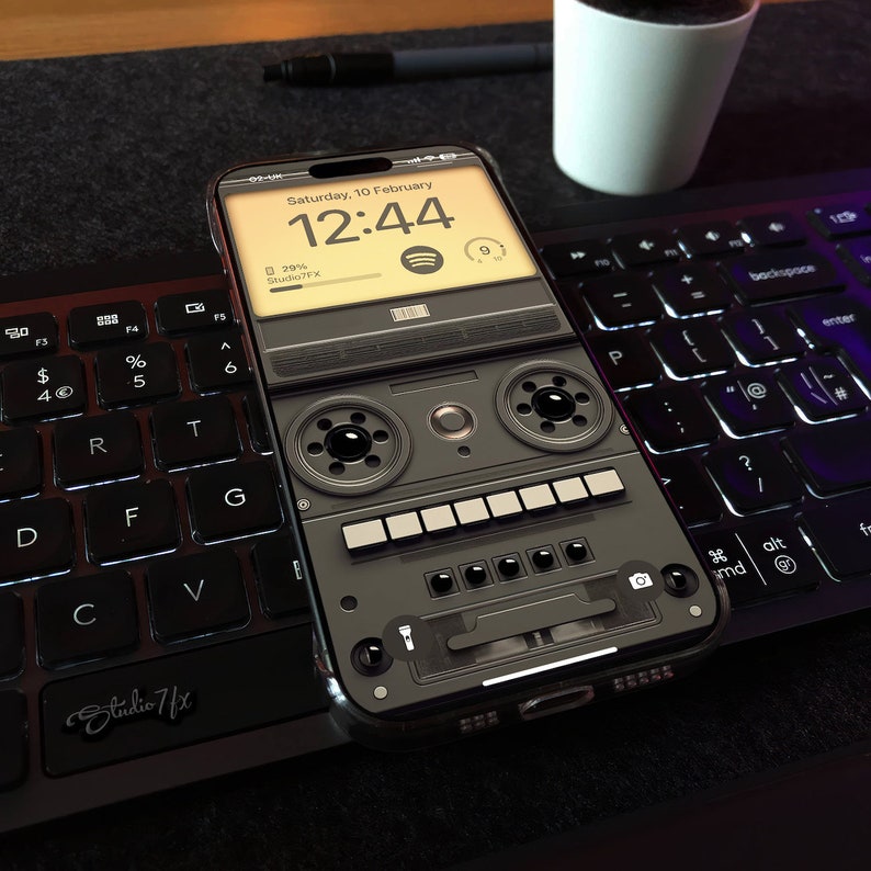 Retro Tape Player iPhone Wallpaper Ios Mobile Phone Wallpaper Ios ...