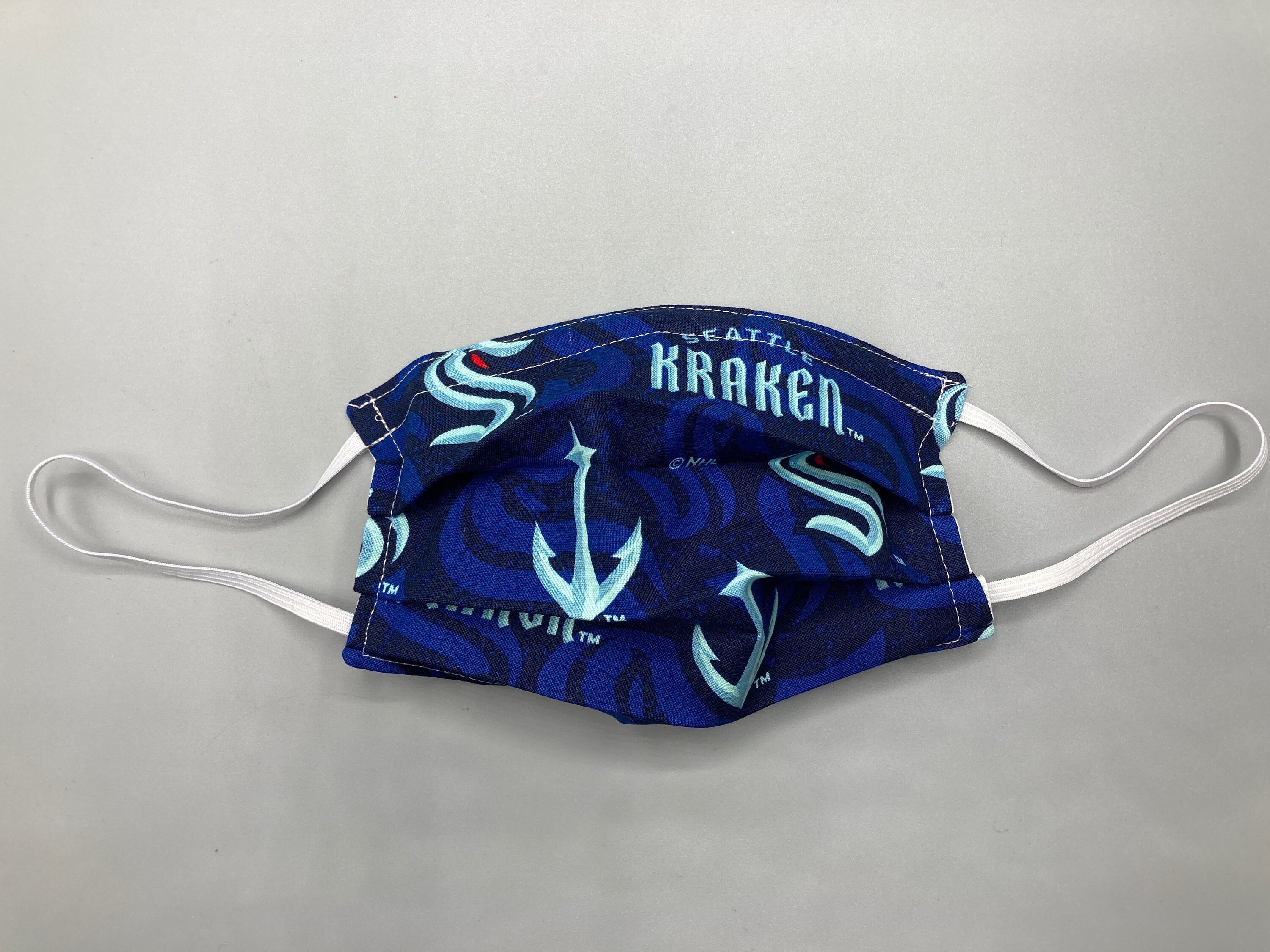 Seattle Kraken face mask Kraken face mask Hockey face mask | Etsy