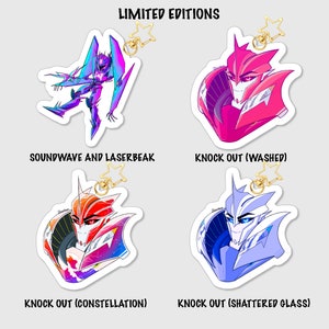 Transformers Prime Decepticons 3” Chunky Epoxy Keychain Charms! - Etsy