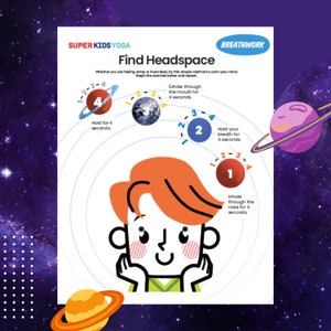 MEGABUNDLE Space Themed KIDS YOGA Bundle Home Studio Classroom ...