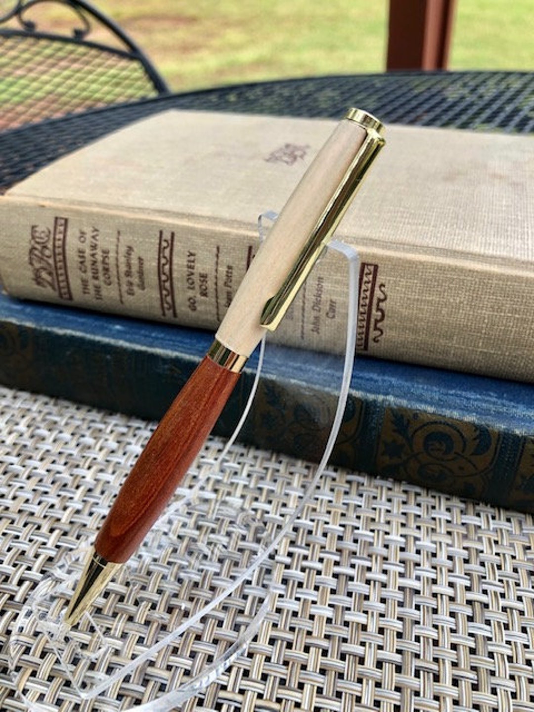 Crepe Myrtle, Cherry Wood, Slimline Pen, Hand-turned, Unique, Gift ...