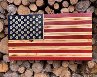 Shotgun Shell American Flag Patriotic Wall Decor - Etsy