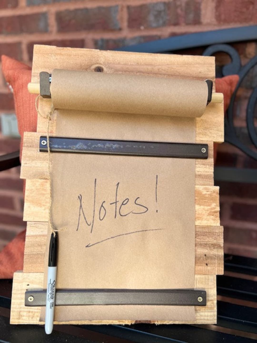 Hand Made, Unique Pallett Wood Memo Board, Wood Shop, Kitchen, Home ...