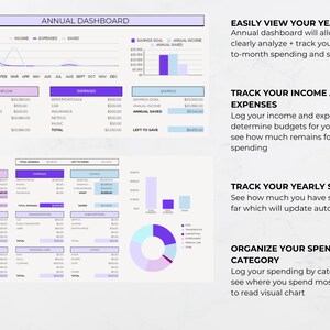 Monthly Budget Tracker Planner Expense Tracker - Etsy