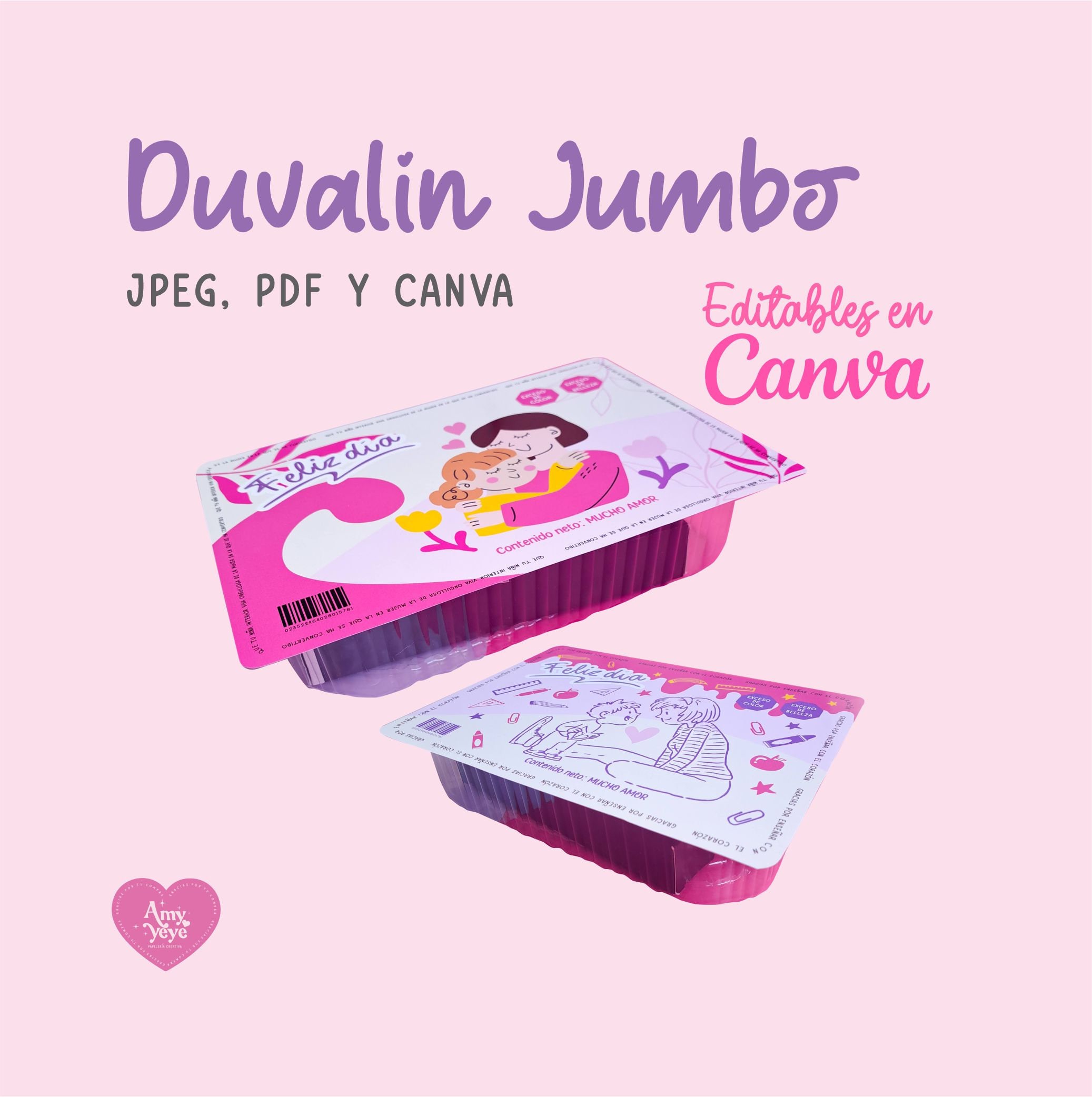 Diseños de duvalín editables en Canva - Etsy México