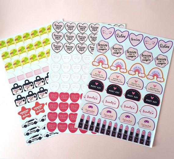Mary Kay Sticker Sheets | Etsy