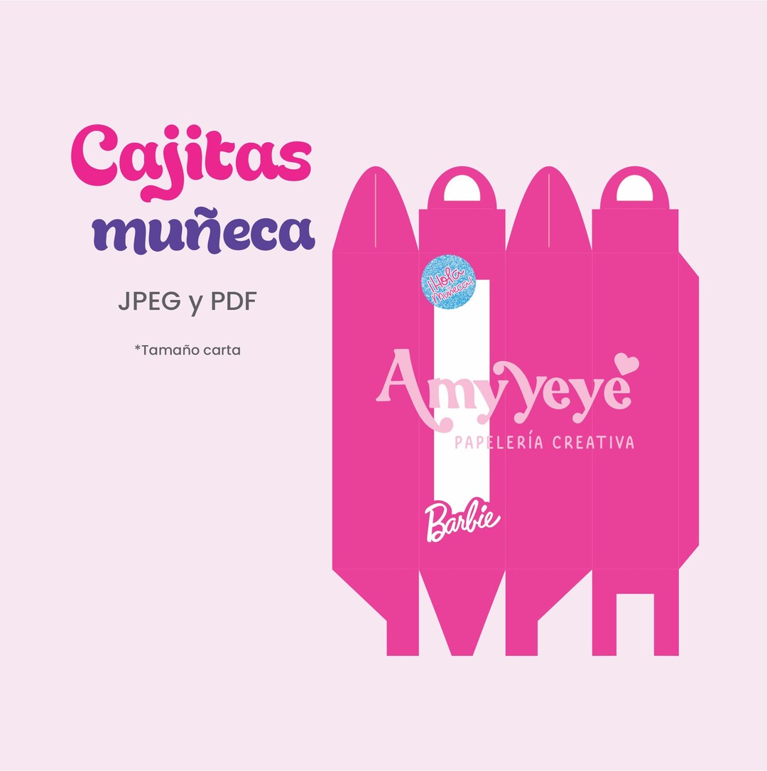 Printable Pink Box - Etsy