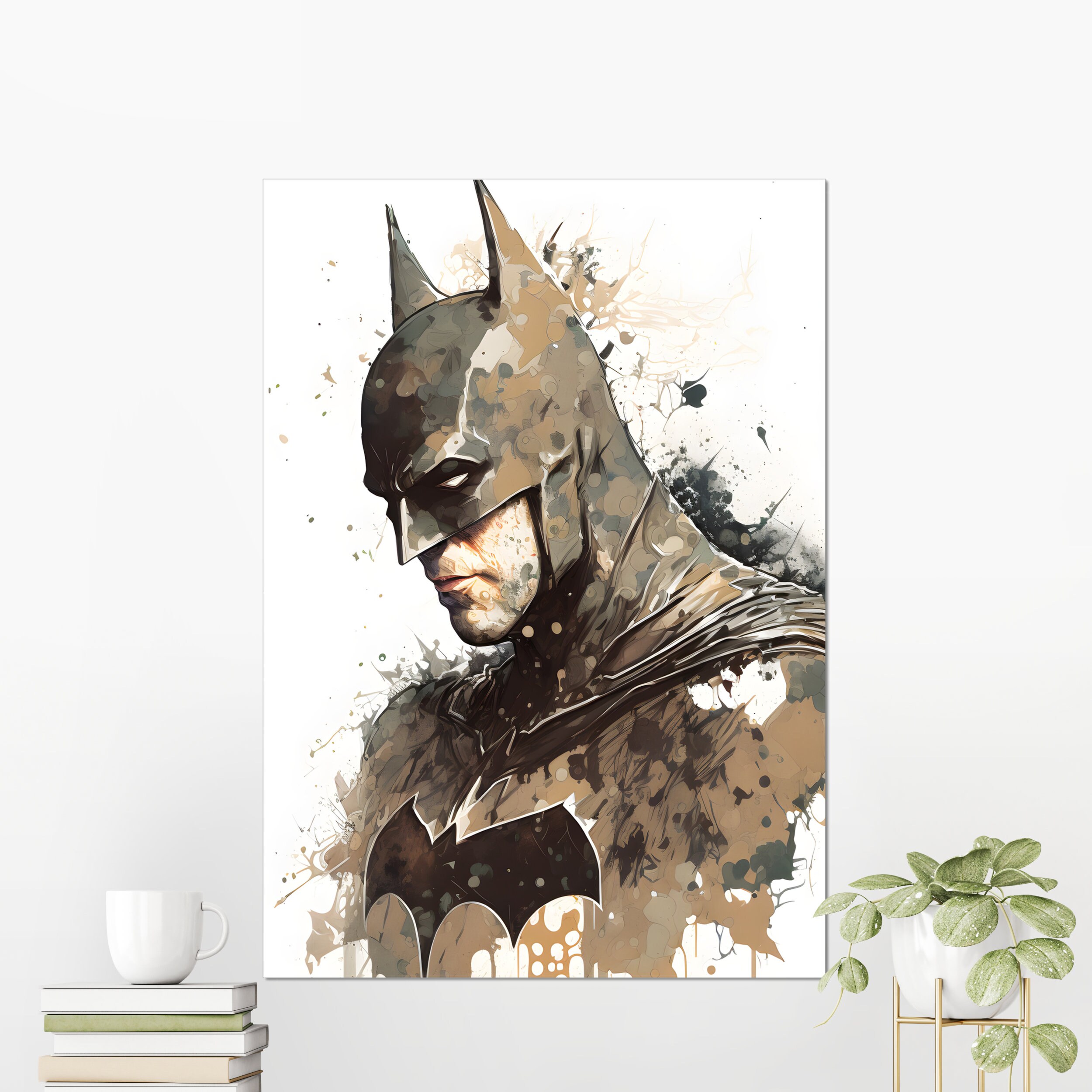 Caped Vigilante Art Print | Comic Book Poster Wall Art | Various Sizes ...