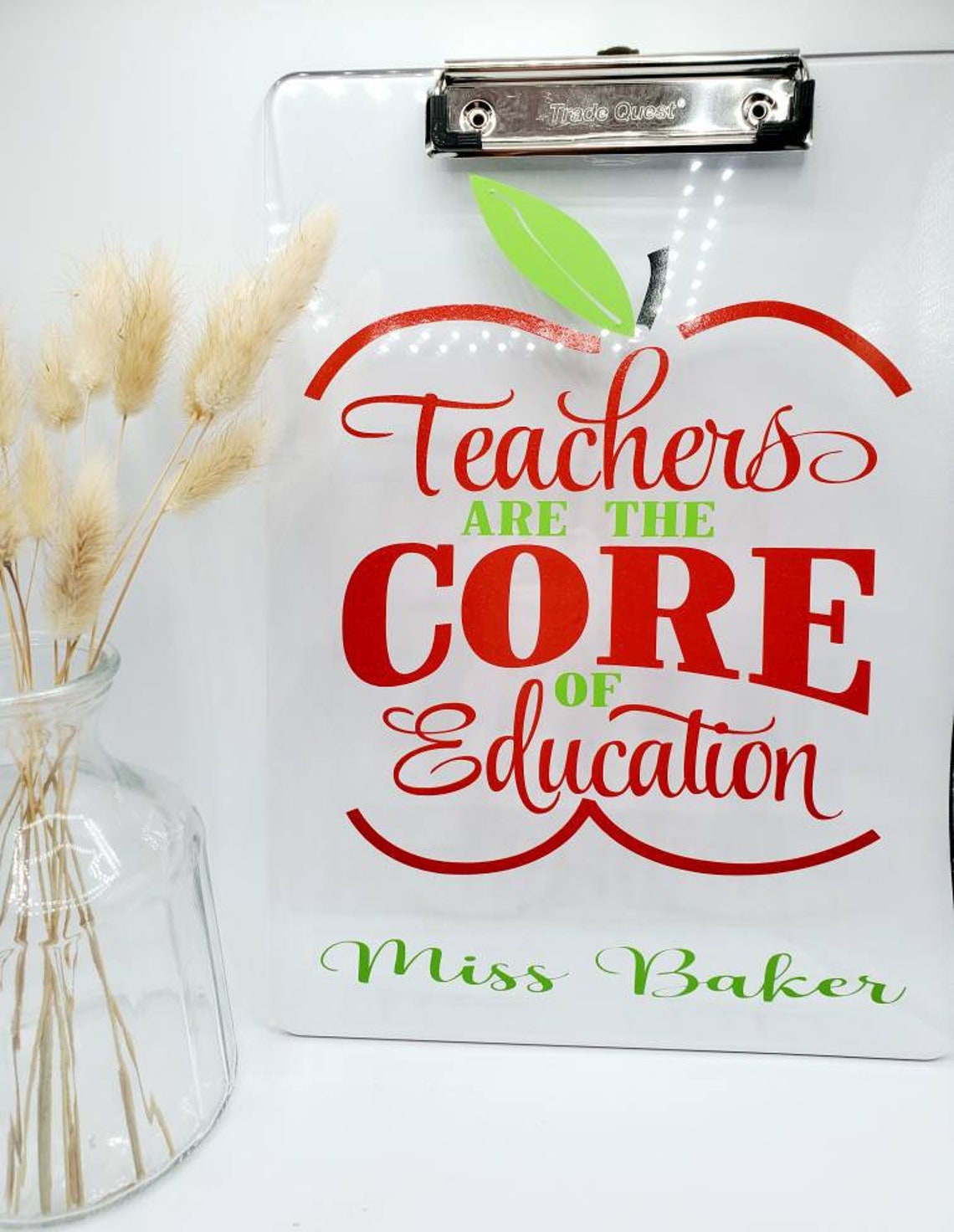 Teacher Clipboard/personalized Clipboard/teacher Appreciation - Etsy