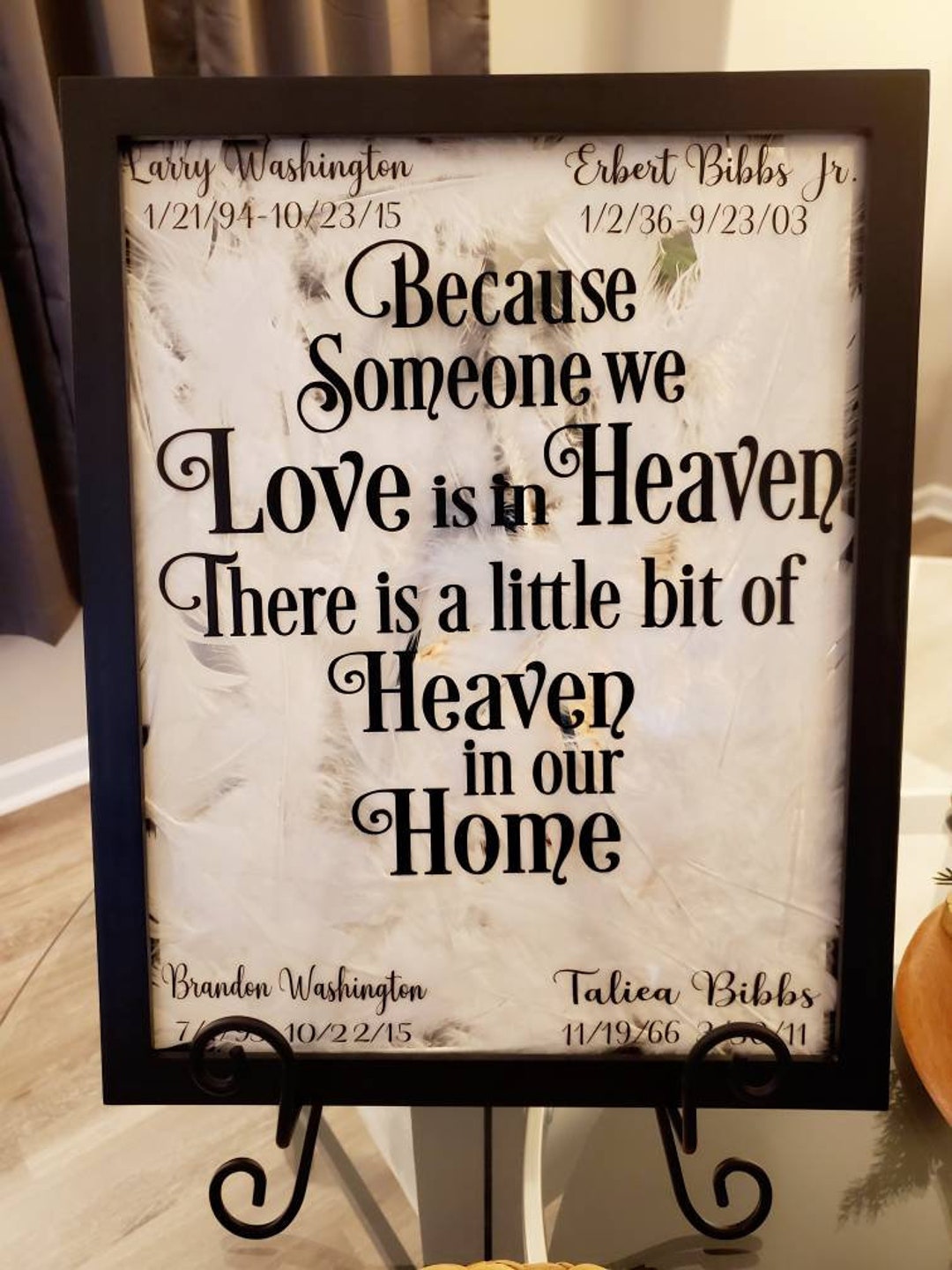 Memory Keepsake Frame | Memorial Gift | Bereavement Gift | Keepsake ...