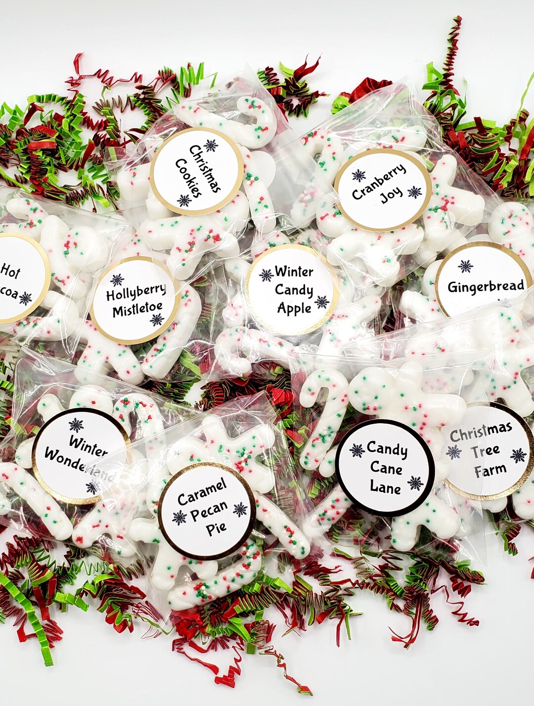 Christmas Wax Melt Sampler Set Christmas Wax Tart Sampler Set Christmas ...