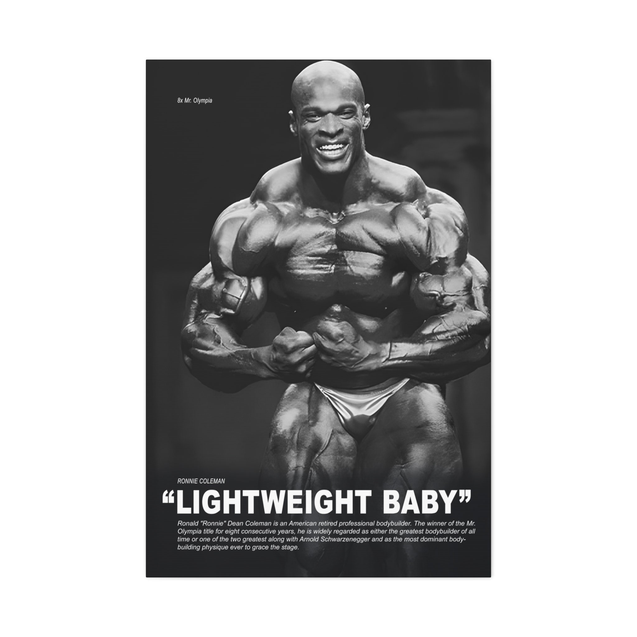Ronnie Coleman Vs Jay Cutler Poster
