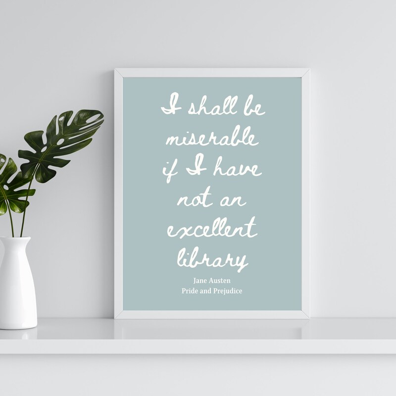 Jane Austen Poster - Etsy