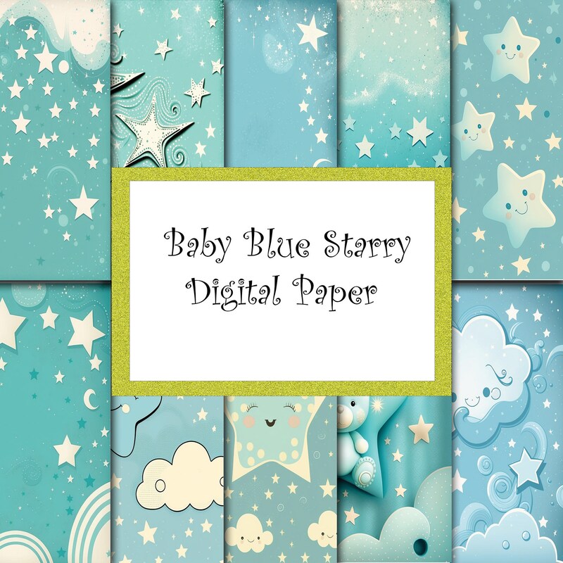 Baby Digital Paper - Etsy