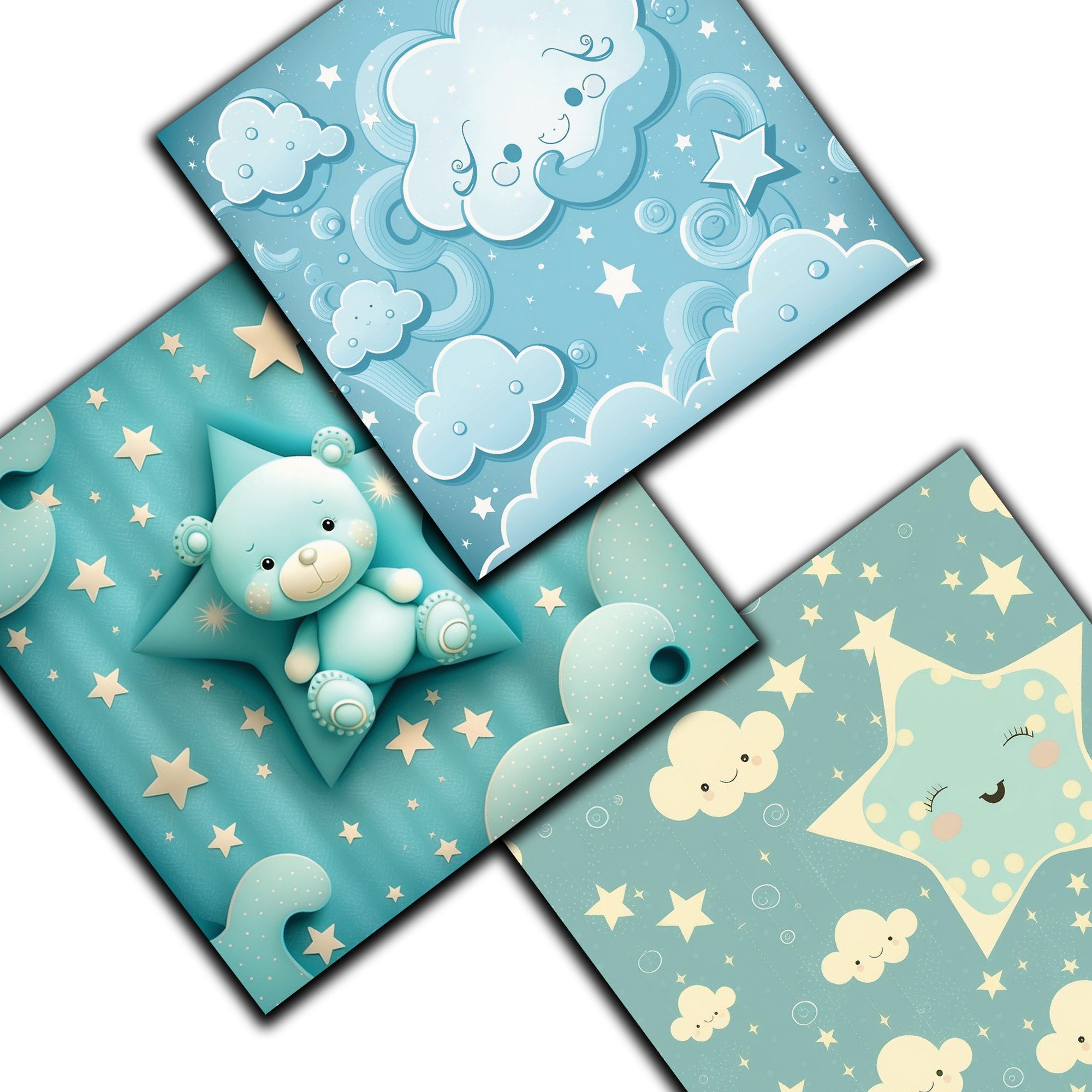 Baby Digital Paper Baby Boy Baby Background Baby Scrapbook Baby Book ...