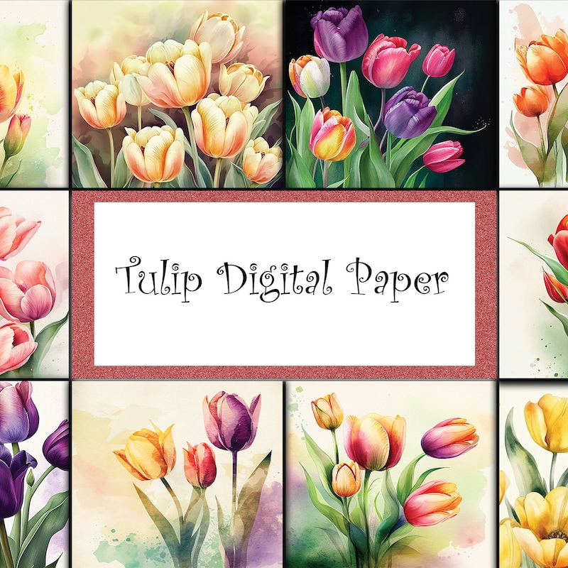 Paper Tulips - Etsy