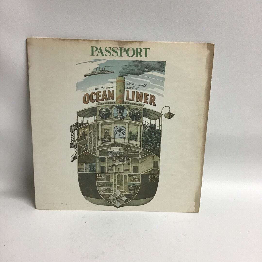 Passport Vinyl Album Ocean Liner - Etsy