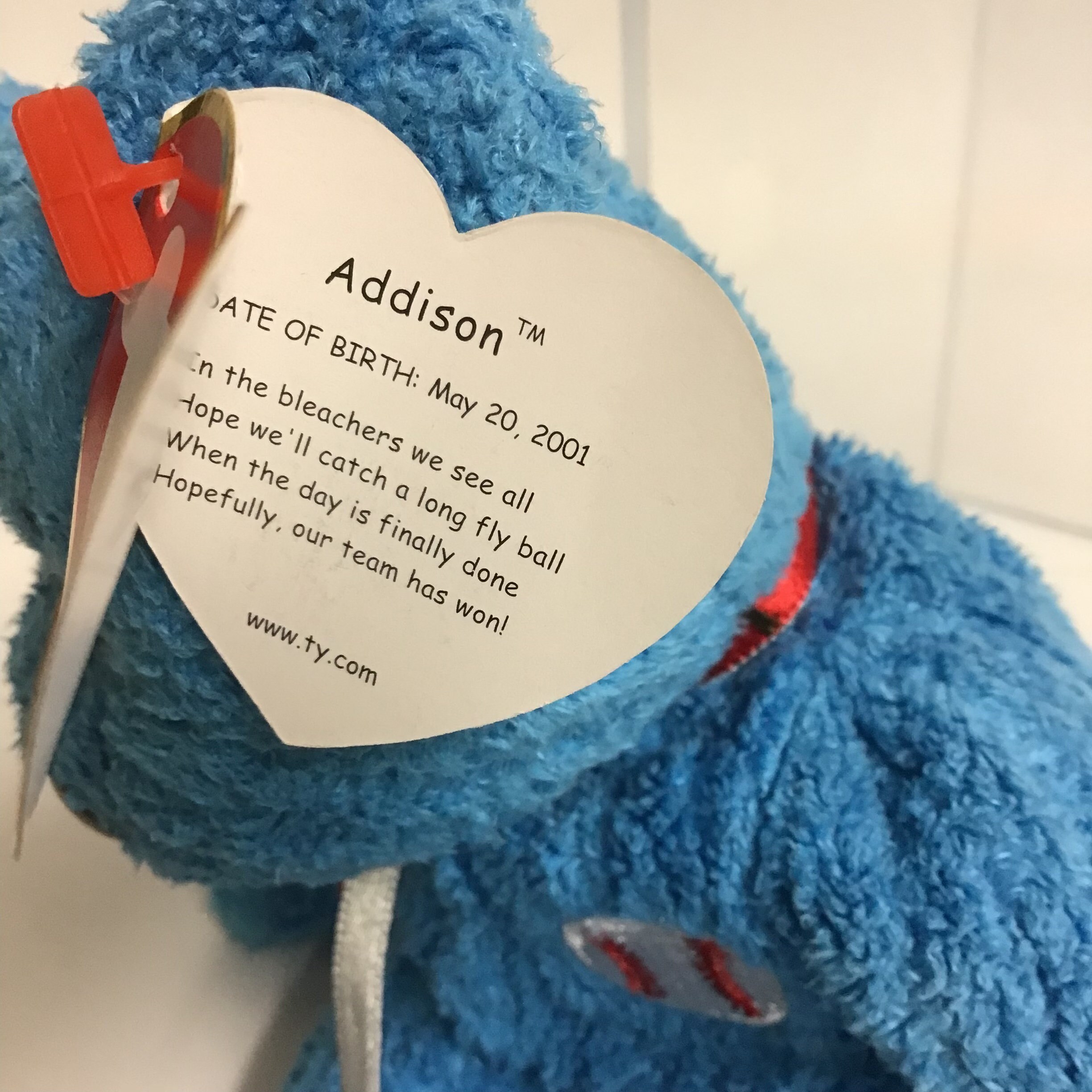 Beanie Babies Collection Baseball Addison - Etsy