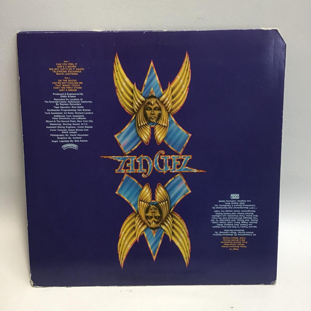 Angel Vinyl Album 1977 on Earth as It is in Heaven - Etsy