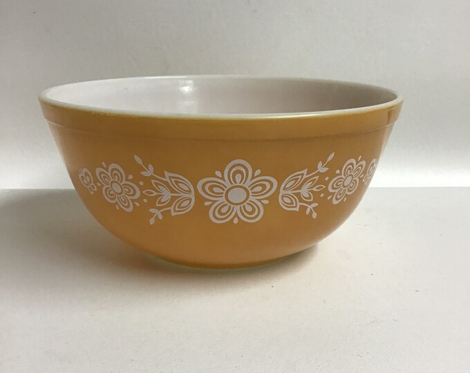 Pyrex Mixing Bowl 403 Butterfly Gold Daisy Pattern - Etsy