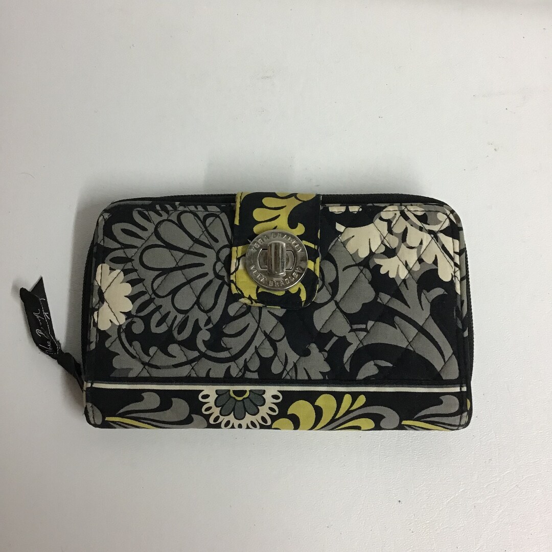 Vera Bradley Turnlock Zip Around Wallet in Retired Baroque Pattern - Etsy