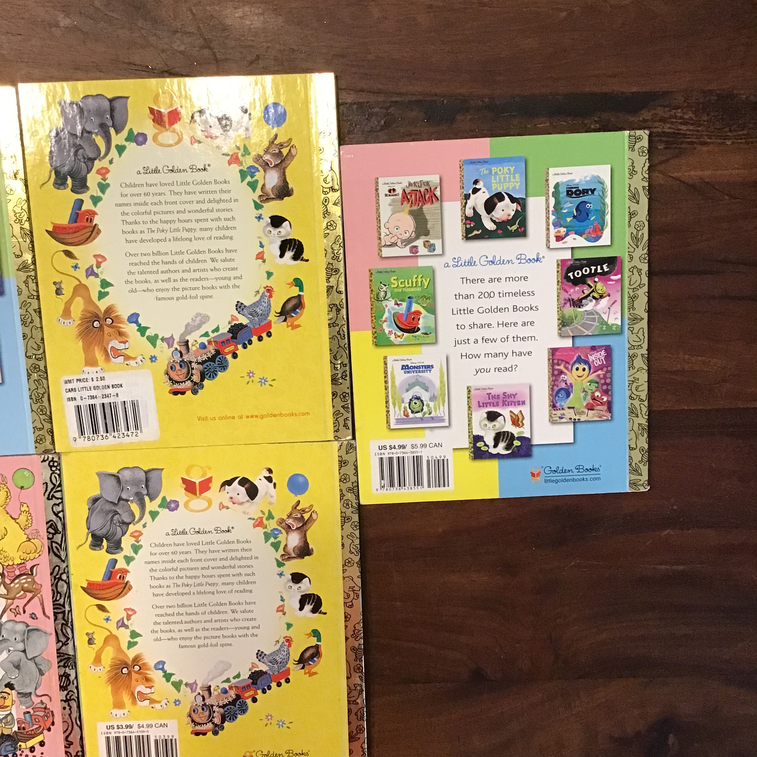 Little Golden Book Collection Pixar/disney | Etsy