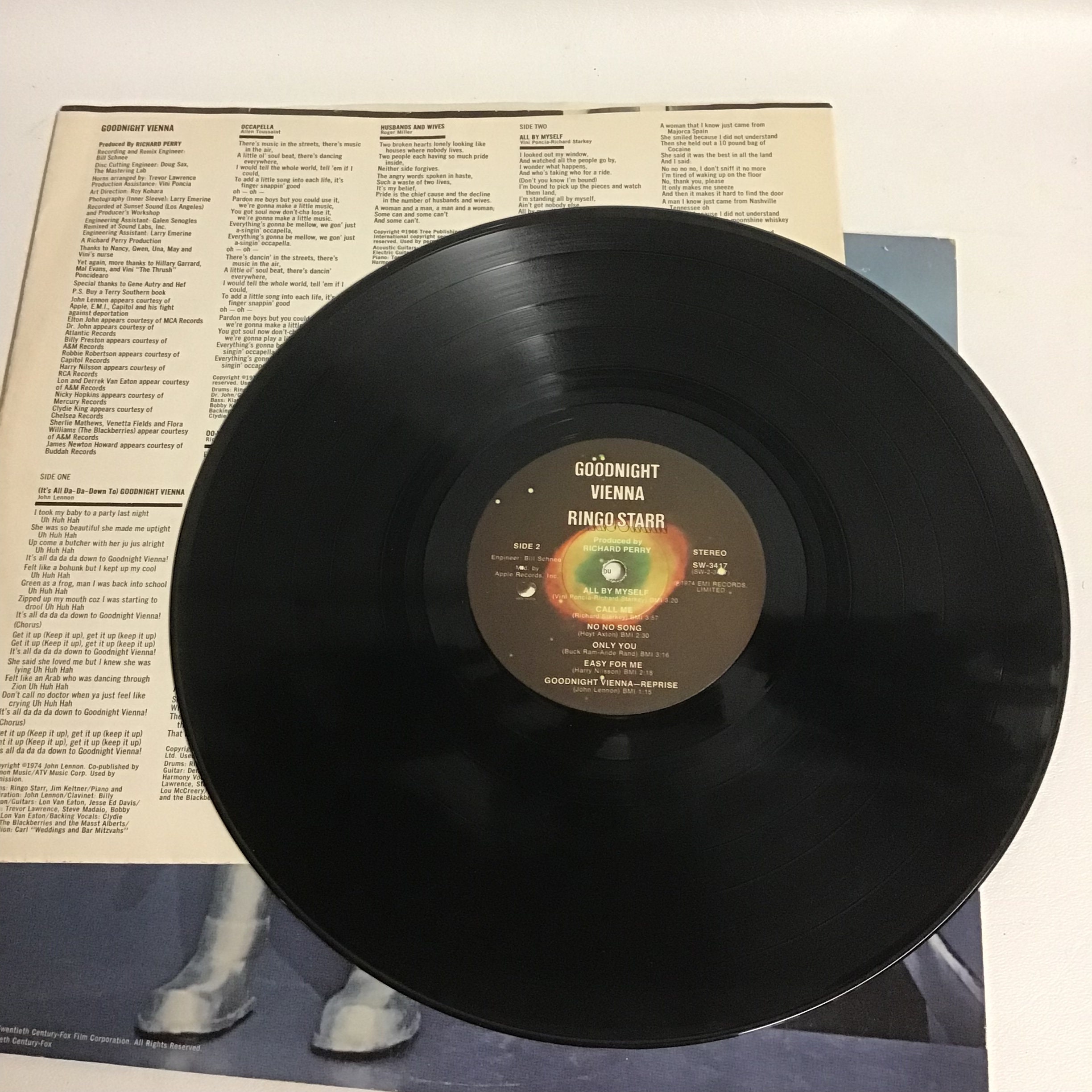Ringo Starr Vinyl Album Goodnight Vienna - Etsy