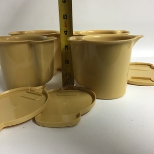 Vintage Tupperware Creamer and Sugar Gold Harvest Set - Etsy