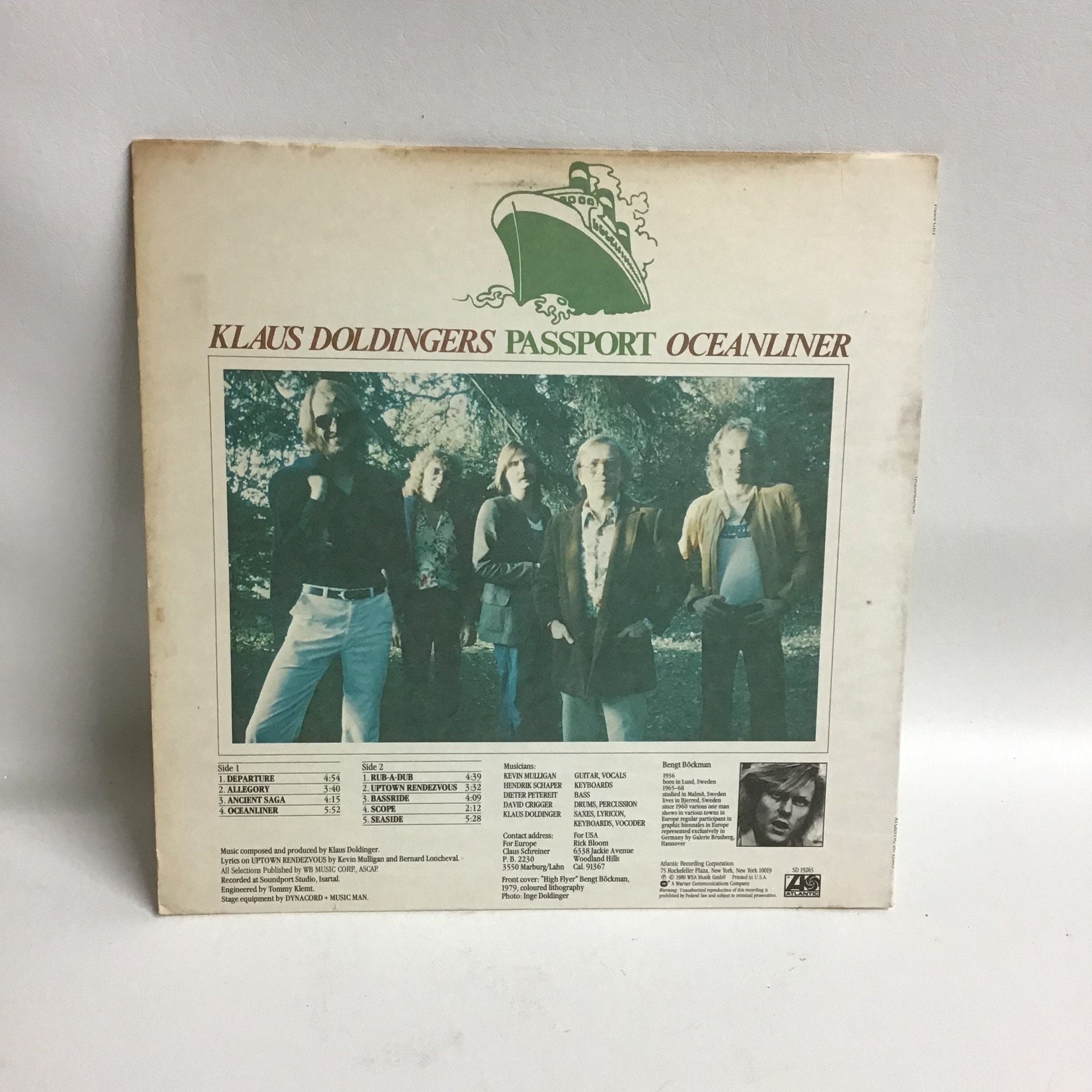 Passport Vinyl Album Ocean Liner - Etsy