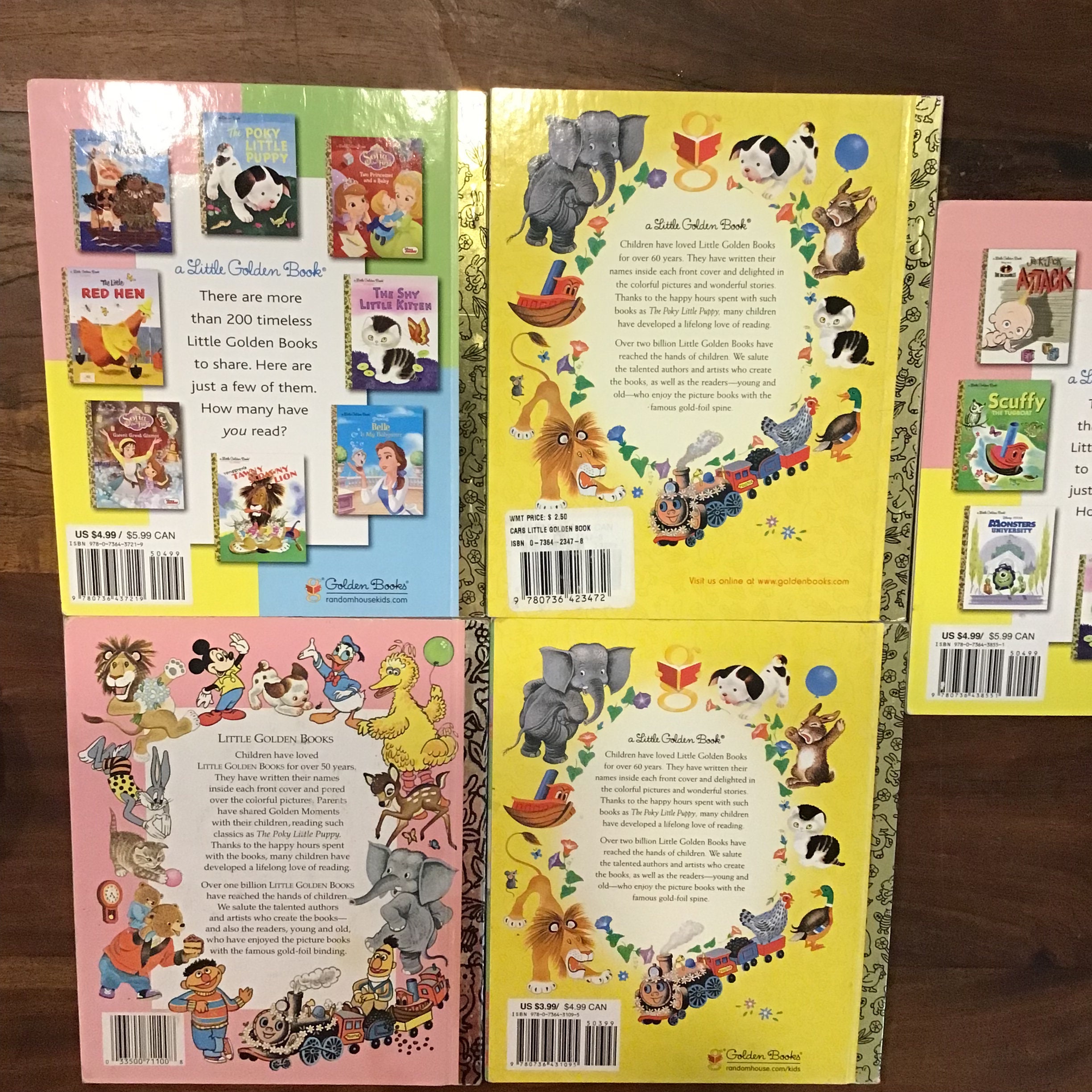 Little Golden Book Collection Pixar/disney | Etsy