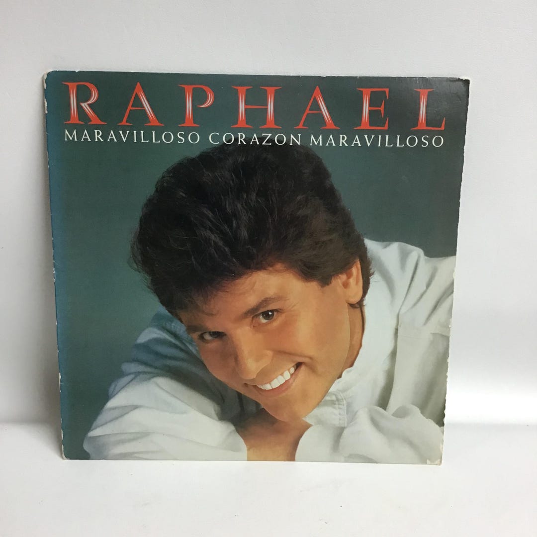 Raphael Vinyl Album 1989 Maravilloso Corazon Maravilloso - Etsy