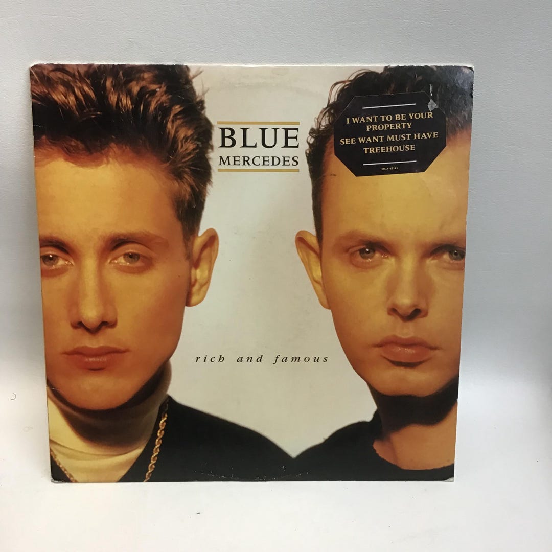 Blue Mercedes Debut Vinyl Album 1988 Rich and Famous - Etsy