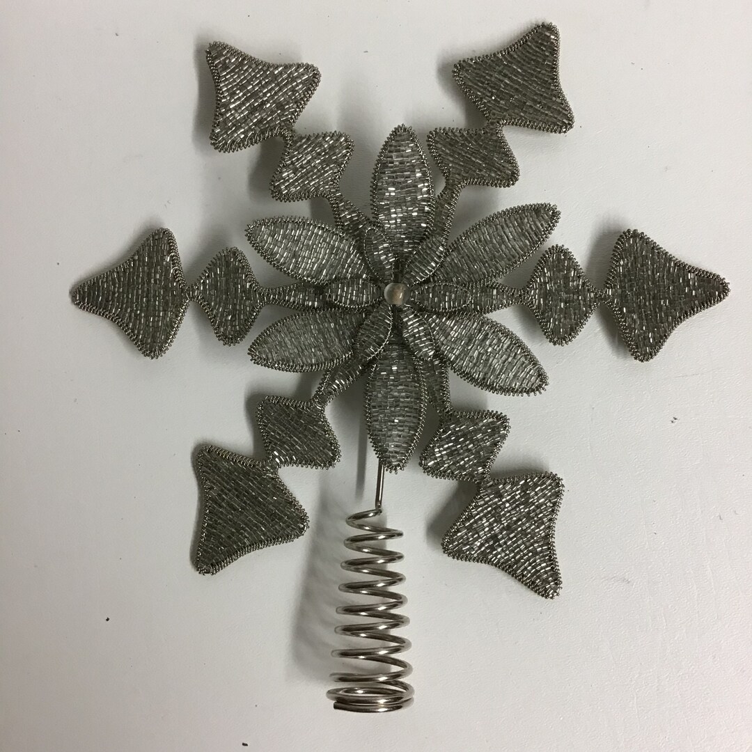 Restoration Hardware Beaded Tree Topper - Etsy