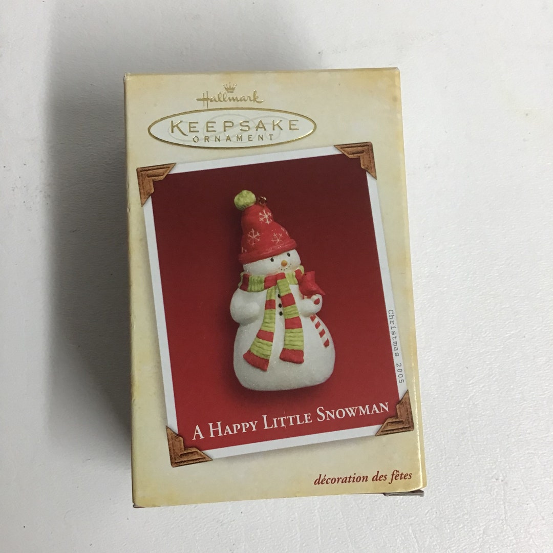 Hallmark Ornament 2005 A Happy Little Snowman - Etsy