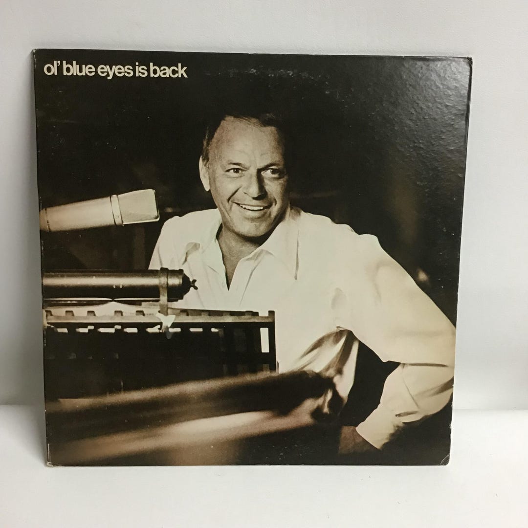 Frank Sinatra Vinyl Album 1973 Ol’ Blue Eyes is Back - Etsy