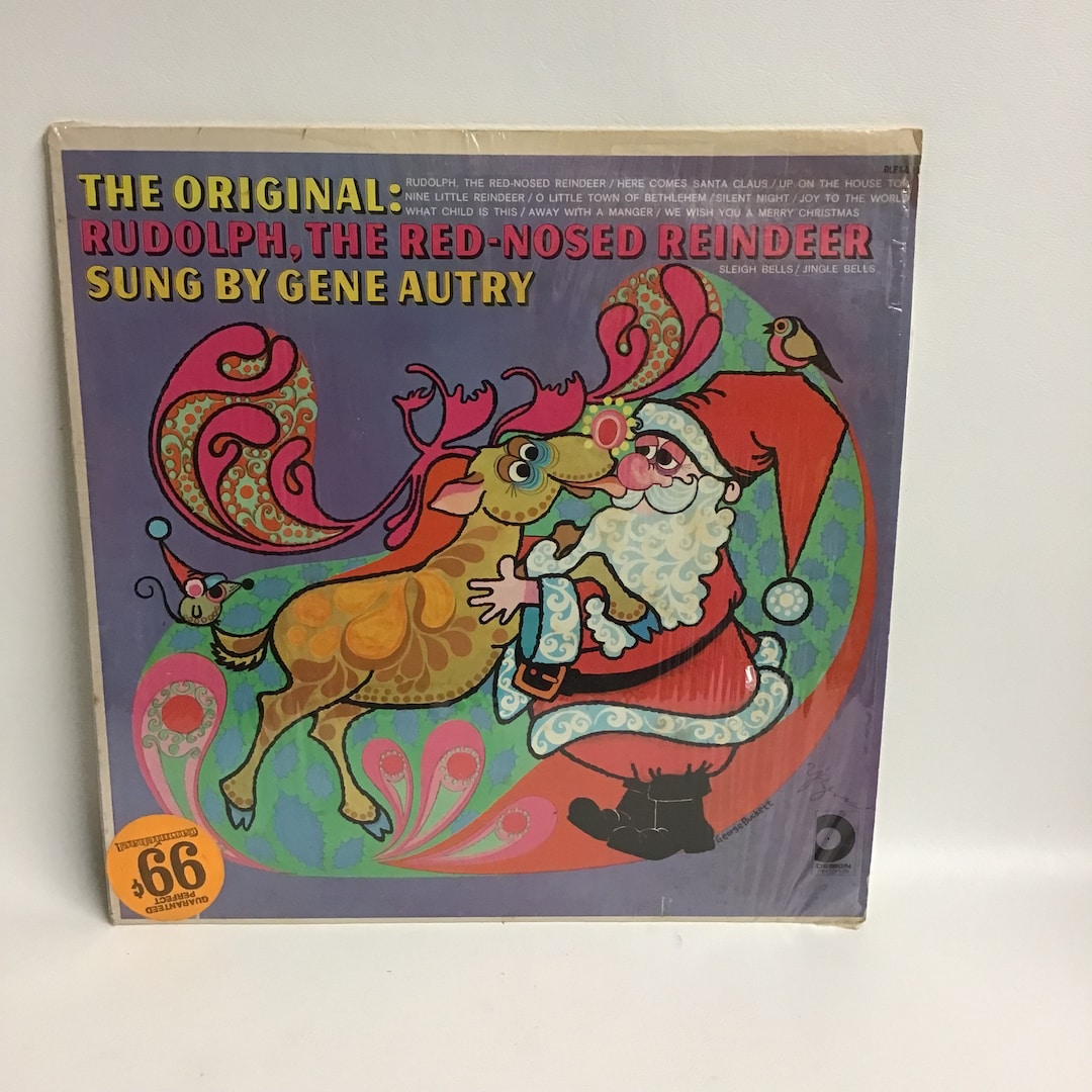 Original Rudolph the Red-nosed Reindeer Vinyl Album Gene Autry - Etsy