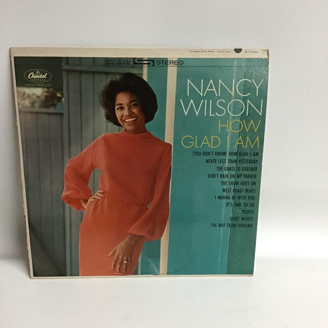 Nancy Wilson Vinyl Album 1964 How Glad I Am - Etsy