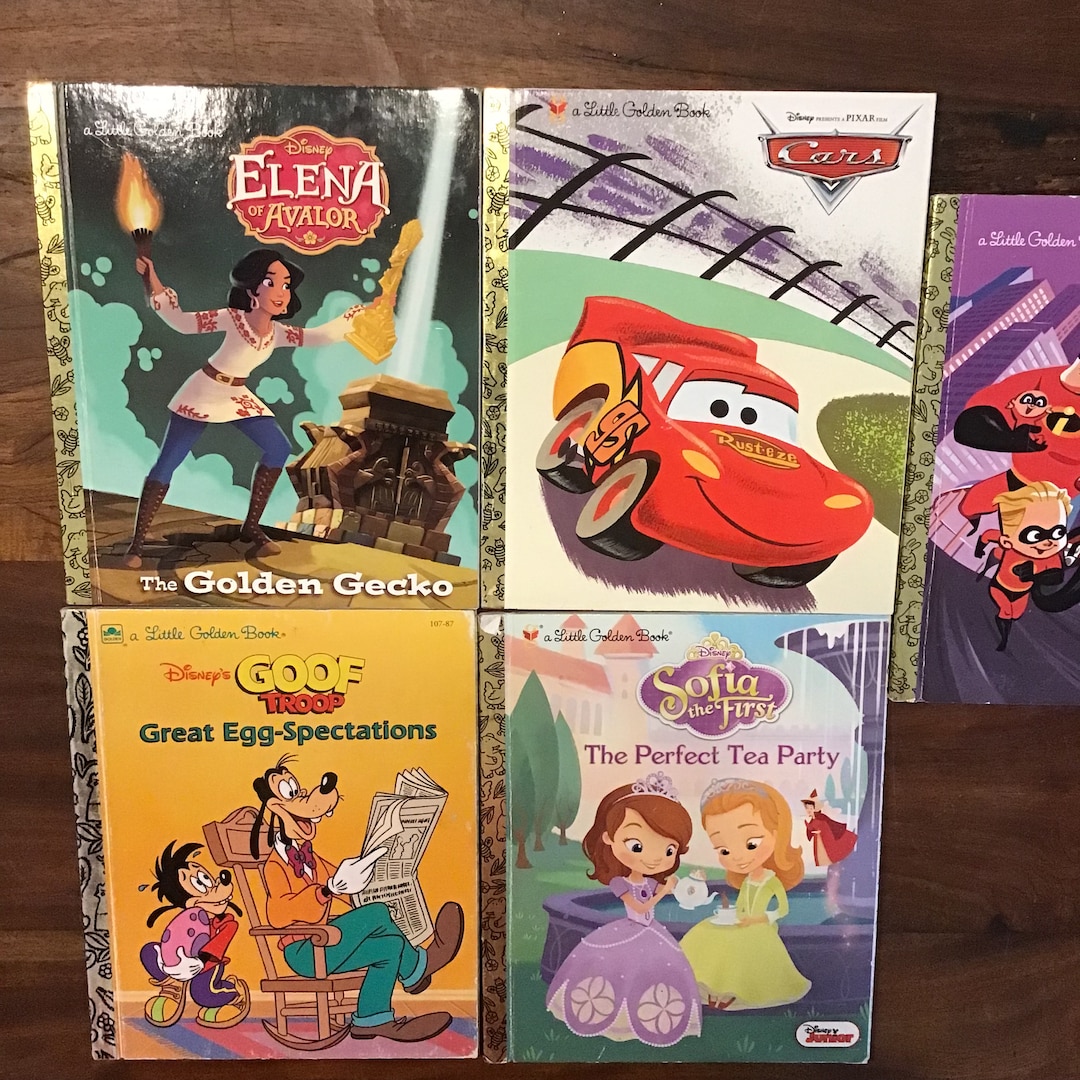 Little Golden Book Collection Pixar/disney - Etsy