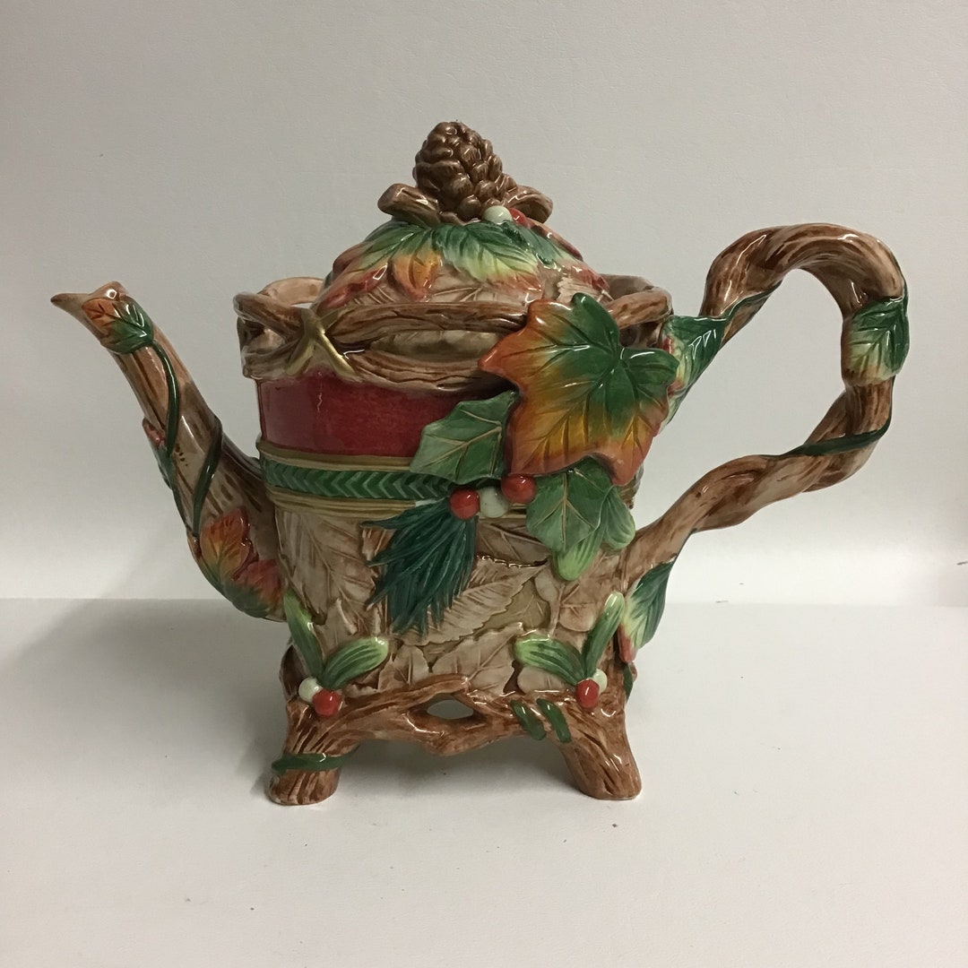 Fritz and Floyd Classics Holiday Tea Pot - Etsy