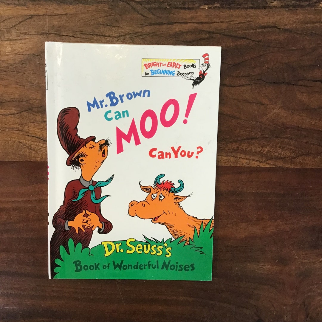 Dr. Seuss Mr. Brown Can Moo! Can You? - Etsy