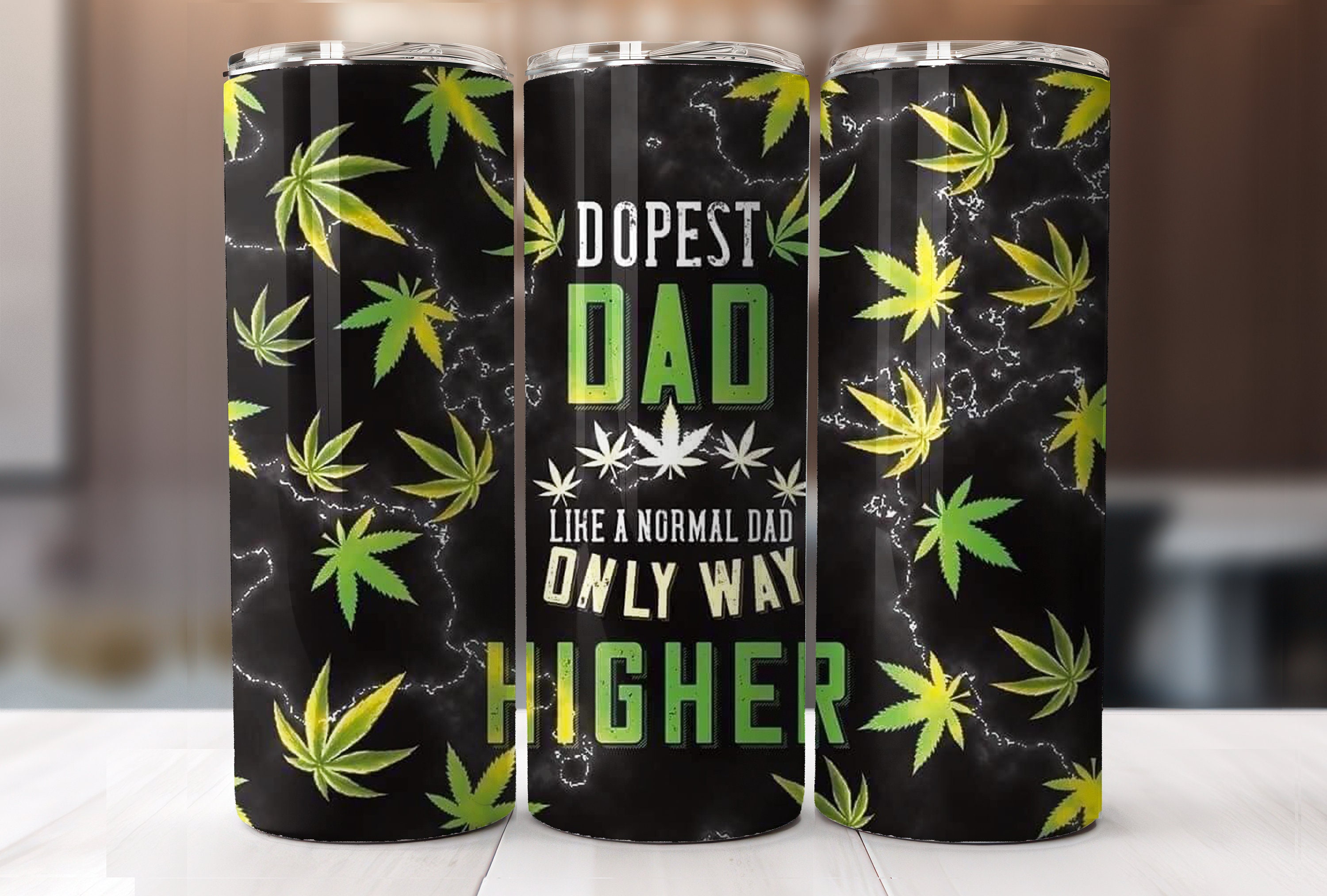 20 Oz Skinny Tumbler Dopest Dad Wrap DIGITAL Copy Only - Etsy